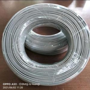 Jual KABEL LINE TELEPON (isi 4) 1 ROLL / 100MTR Warna Abu / Grey Telpon ...