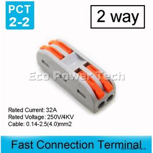 Jual glx konektor kabel 2 jalur pct 2-2 universal wire connector ...