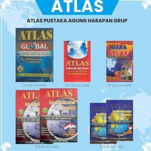 Jual Buku Atlas Global Indonesia Dan Dubua Lengkap 34 Propinsi / Atlas ...