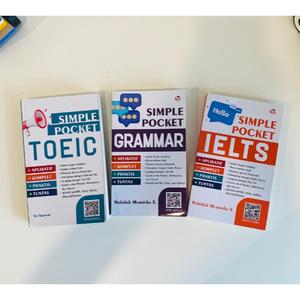 Promo Buku Belajar Bahasa Inggris - Simple Pocket GRAMMAR, TOEIC, IELTS ...
