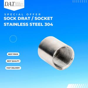 Jual 1/2" 1/2" Sock Drat / Socket Drat Dalam Stainless Steel 1/2 Inch ...