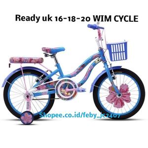 Jual SEPEDA ANAK PEREMPUAN MINI CEWEK YUNA WIMCYCLE WIM CYCLE UKURAN 16 ...