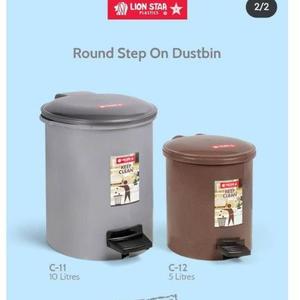 Jual Ready !!! Tempat sampah injak bulat 10 liter lion star terbaru ...