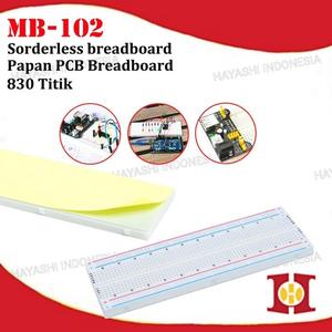 Jual Breadboard MB-102 MB102 830 Point Solderless Bread PCB Project Board - Kab. Tangerang ...