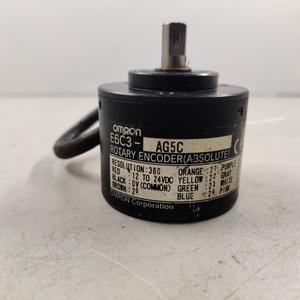 Jual OMRON E6C3-AG5C Rotary Encoder E6C3 ABSOLUTE 12-24VDC AG5C 360PPR ...