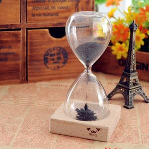 Jual TPP Besi Powder Magnet Hourglass Dengan Kayu Pemegang Meja ...