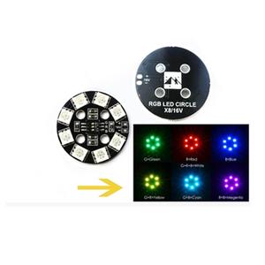 Jual TPP Matek RGB LED Lingkaran Dewan 7-warna X8 16V Untuk FPV RC ...