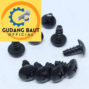 Jual [PAKET 100 PCS] Baut Skrup Cacing Pendek Yamaha 5x12 - Kota Bekasi ...