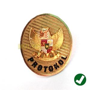Jual Pin Protokol Lambang Garuda Indonesia Bentuk Oval - Kecil ...