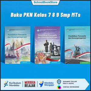 Jual Buku Pelajaran PKN PPKN Kelas 1 2 3 SMP Mts Kurikulum Merdeka ...