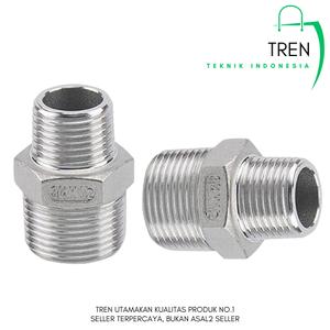 Jual 1" x 1/2" DOUBLE NIPPLE NEPEL REDUCER STAINLESS SUS304 1 x 1/2 - Jakarta Barat - TREN ...