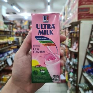 Jual MINUMAN SUSU UHT ULTRA MILK STROBERI 250 ml - Kota Medan - Adam ...