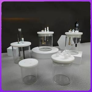 Jual Lab Electrolytic Cell Tank Five Ports Three Electrodes Two Air ...