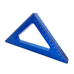 Jual MG Aluminum Alloy 45 Degree Angle Ruler Inch Metric Triangle Ruler ...
