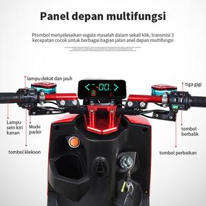 Jual Sepeda Motor Listrik 1200W Brushless Magnet Permanen Kecepatan ...