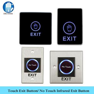 Jual OBO HANDS Touch Exit Button Infrared Sensor No Touch Push Switch ...
