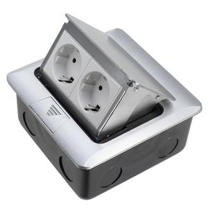 Jual HP Panel EU Standard Pop Up Floor Socket 2 Way Electrical Power ...