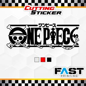 Jual CUTTING STICKER LOGO ONE PIECE LUFFY l STIKER MOBIL MOTOR KEREN ...