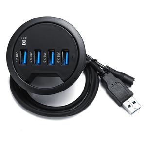 Jual HP Mount In Desk Powered 4 Port USB 3.0 HUB Charging Adapter Cable ...