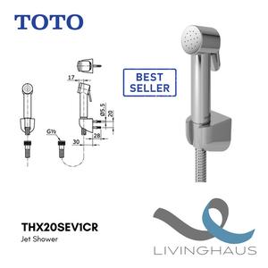 Jual Toto Jet Washer Kran Shower Kloset Toilet Thx20Sev1Cr Chrome - Kab ...
