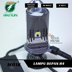 Jual LAMPU PROYEKTOR LED RAYTON M01K H4 DENGAN KIPAS 48WATT MOTOR MOBIL ...