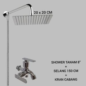 Jual SHOWER TANAM TANPA BOBOK PAKET KRAN CABANG/WALL SHOWER STENLIES/KRAN - Jakarta Barat - Rose ...