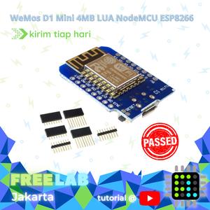 Jual (G) WeMos D1 Mini 4MB LUA NodeMCU ESP8266 EX WiFi ESP12E Ardu ...