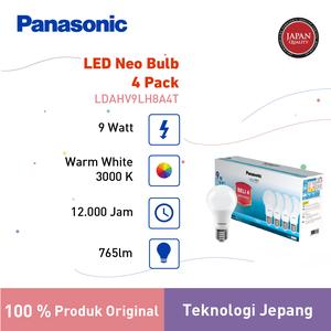 Promo LED Neo Bulb 4 Pack 9 Watt - Warm White (Kuning) - Kota Bekasi ...