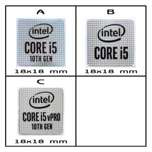 Jual Sticker Stiker Logo intel Core i5 Gen 10 Original (=) - Jakarta ...
