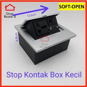 Jual Stop Kontak Meja Box Flip Tanam Meja Pencet Box Power Socket ...