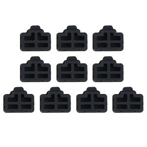 Jual 100pcs/lot Ethernet Hub Port RJ45 Anti Dust Cover Cap Protector ...