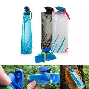 Jual Botol Lipat 700ml BPA Camping Folding Water Bottle Outdoor ...
