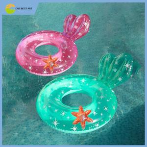 Jual Pelampung Ban Renang Bening Mermaid Warna - One Best Art - Pink ...