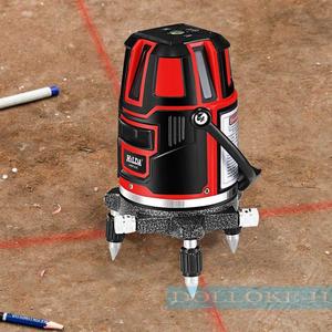 Jual DL Laser Ukur Simetris Leveling Dinding / Molding 5 Line Infrared ...