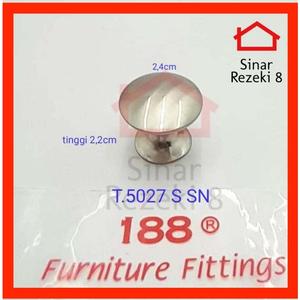 Jual Tarikan Handle Laci Pintu Lemari Bulat 5027 S Stainless Pentol ...