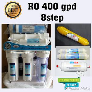 Jual Mesin RO 500 gpd 8step Reverse osmosis alkalie & hexagonal 500gpd ...