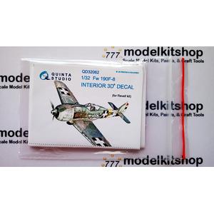 Jual Aksesoris model kit decal Quinta Studio - Fw 190F-8 skala 1/32 ...