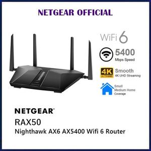 Jual Netgear RAX50 Nighthawk AX5400 6-Stream Dualband Router WiFi 6 N ...