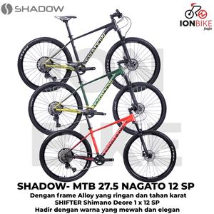 Jual Sepeda MTB 27.5 Shadow Nagato Alloy 12 Speed Gunung Murah Spek ...