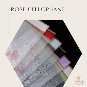 Jual RUMAH KRAVE -Rose Space Cellophane Kertas Buket Bunga List Frame ...