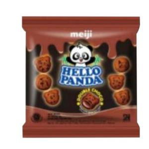 Jual MEIJI HELLO PANDA 10 GRAM DOUBLE CHOCO RENCENG SACHET SNACK ...