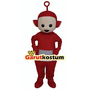 Jual KOSTUM MASKOT BADUT TELETUBBIES POO MERAH SETELAN DEWASA LUCU ...