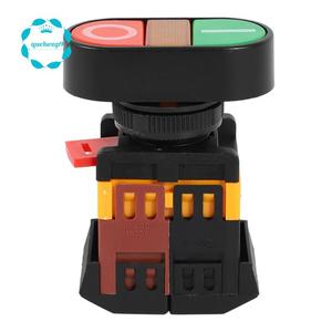 Jual AC 600V 10A ON OFF ON AND OFF Momentary Push Button Switch with ...