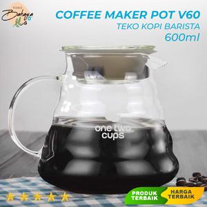 Jual Coffee Maker Pot V60 Drip Kettle Teko Kopi Barista - One Two Cups - No Color, 360ml - Kota ...