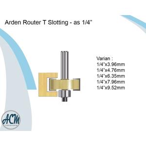 Jual Arden Router T Slotting Bit - Mata Profil Kayu ( As 1/4" ) - 1/4 ...