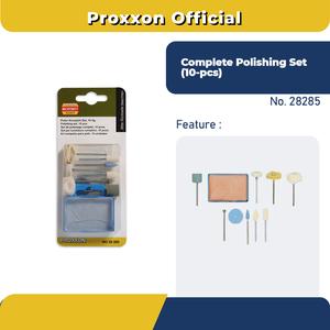 Jual PROXXON 28285 MATA POLES TUNER KAIN POLISHING ACCESSORY SET (10-PC ...