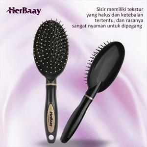 Jual Sisir Rambut Anti Kusut/ Rontok Dengan Bantalan Udara - Set Ungu ...