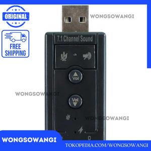 Jual USB Sound Card Untuk Pengganti Soundcard di Laptop atau Komputer 7 ...