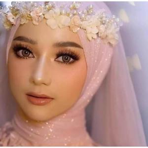 Jual New!! Luxury Mahkota Mutiara Bunga Putih - Headpiece Hiasan Hijab ...
