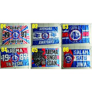 Jual BENDERA AREMA GAMBAR SINGA MBOIS AREMANIA AREMAFANS AREMANITA ...